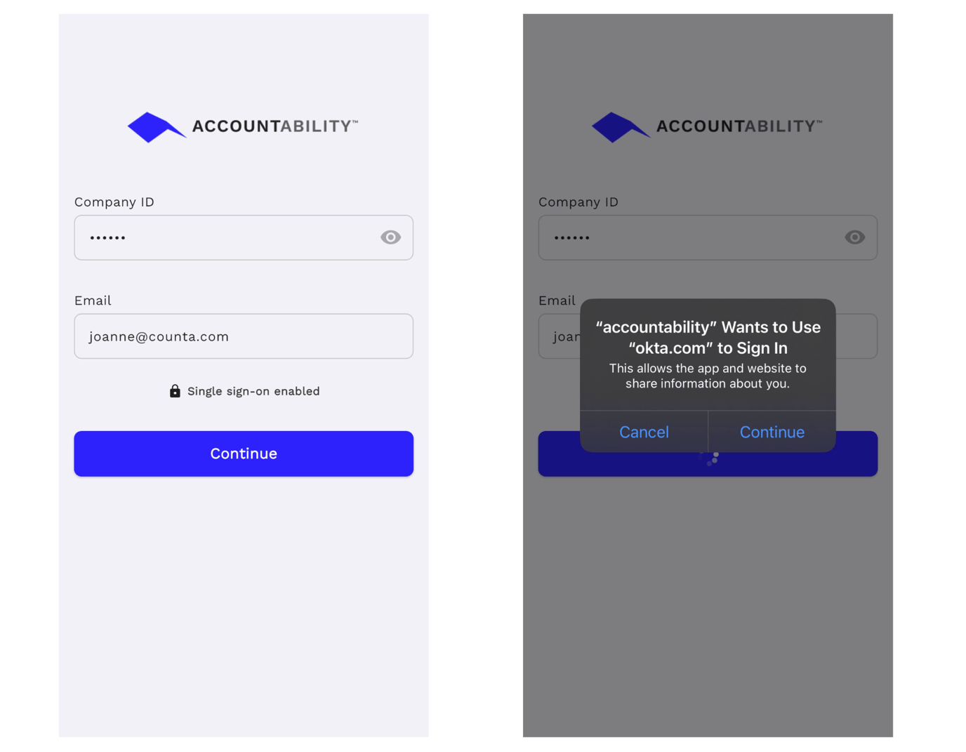 COUNTA Mobile App