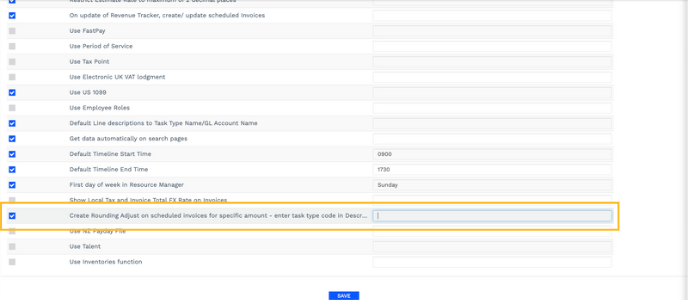 How to use the Rounding Option on Scheduled Invoices