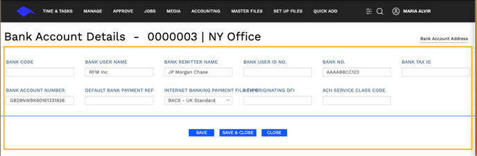 How to create a BACS payment