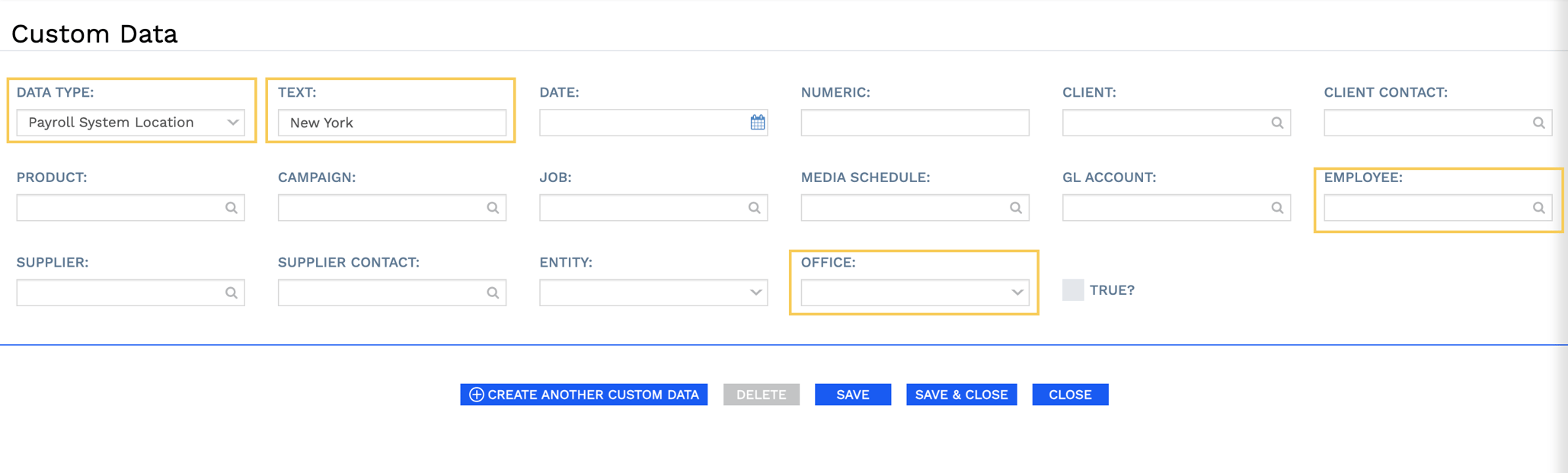 Payroll System Integration - Office Mapping