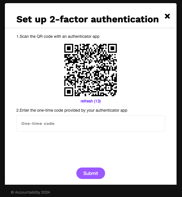 Two-Factor Authentication (2FA)
